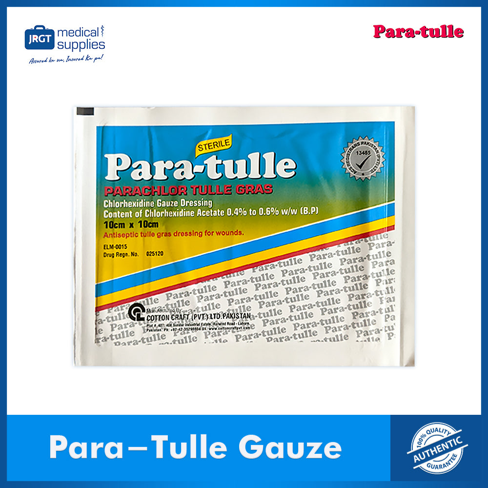 Para-tulle Gauze Paraffin Wound Dressing Pad (1 Piece) | Sterile | Wou ...