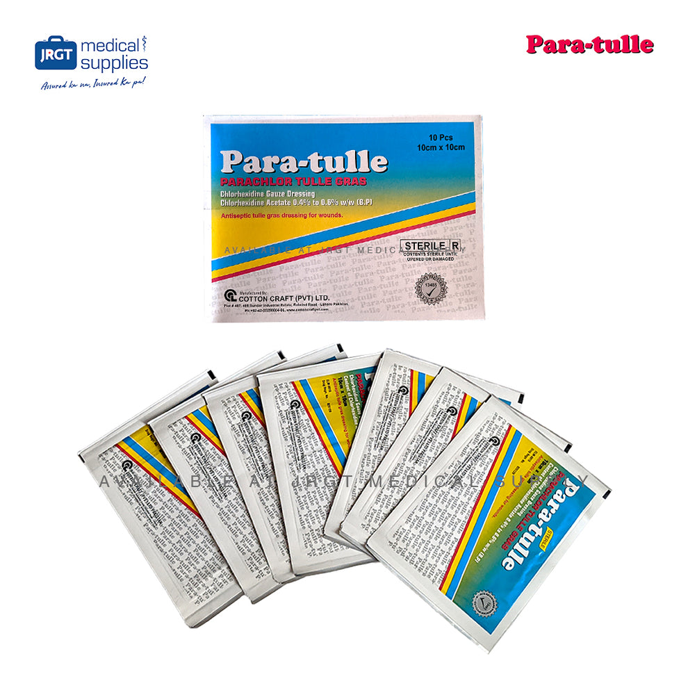 Para-tulle Gauze Paraffin Wound Dressing Pad (1 Piece) | Sterile | Wou ...