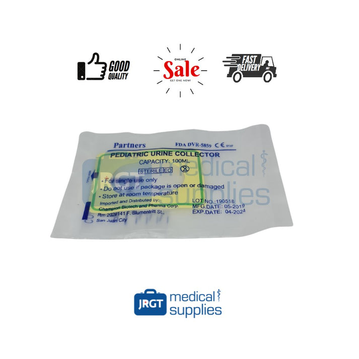 Partners Pediatric Urine Collector (1 PIECE) – JRGT Medical Supply