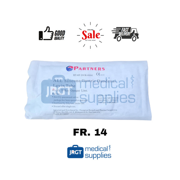 Partners Nasogastric Tube (NGT) w/ X-Ray Opaque Line Fr.16 | Silicone ...