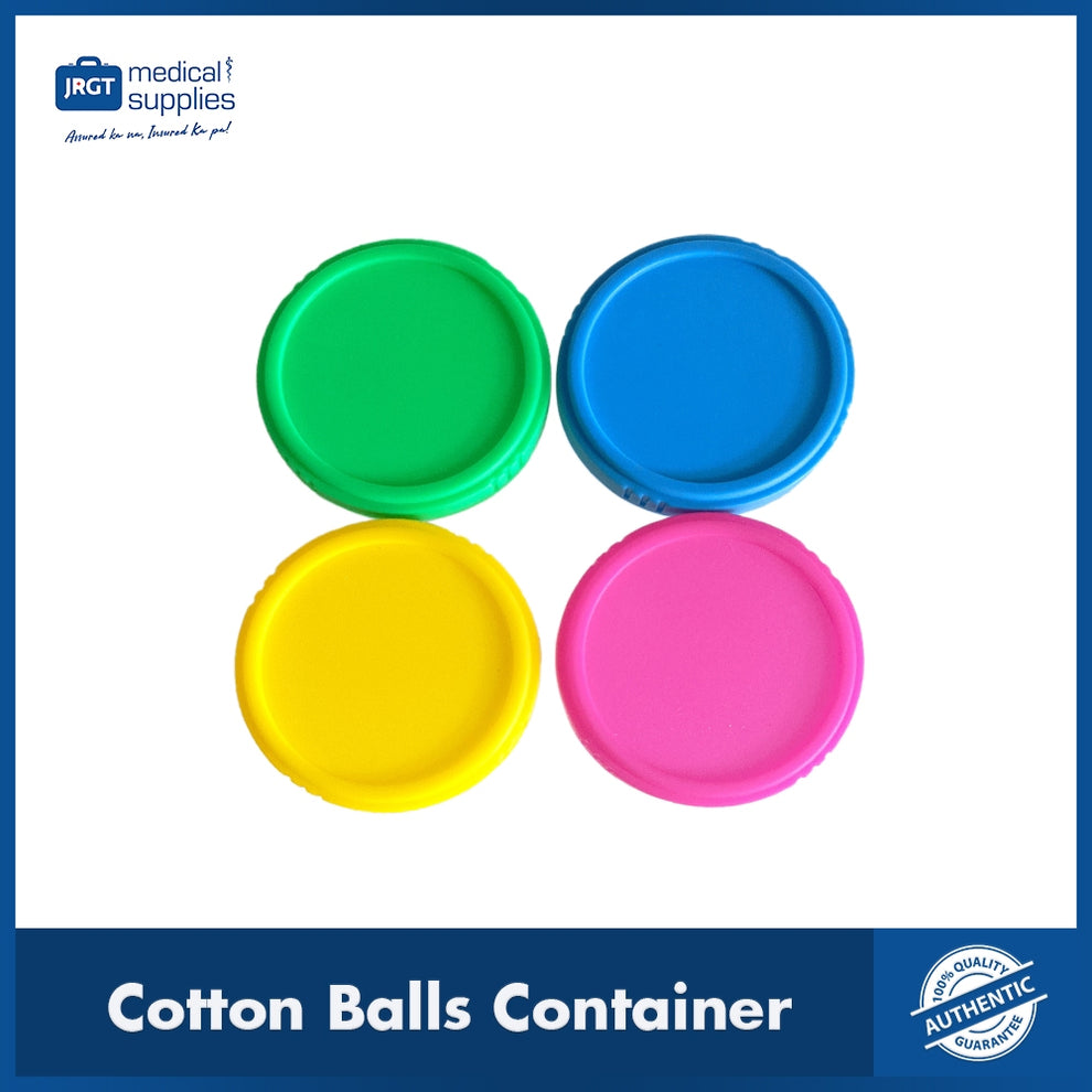 Cotton Cannister / Container (Plastic) – JRGT Medical Supply