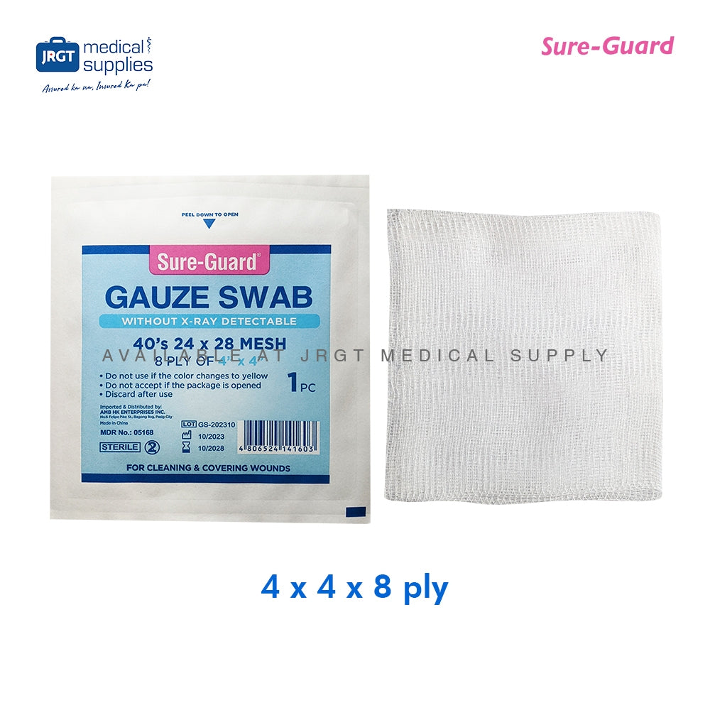 Sure-Guard Sterile Gauze Pad (1 box-100 pcs) – JRGT Medical Supply
