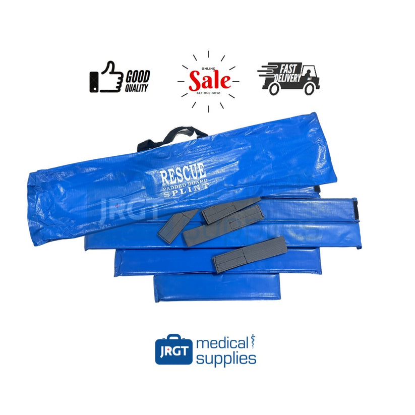 Rescue Padded Board Splint (Blue) – JRGT Medical Supply